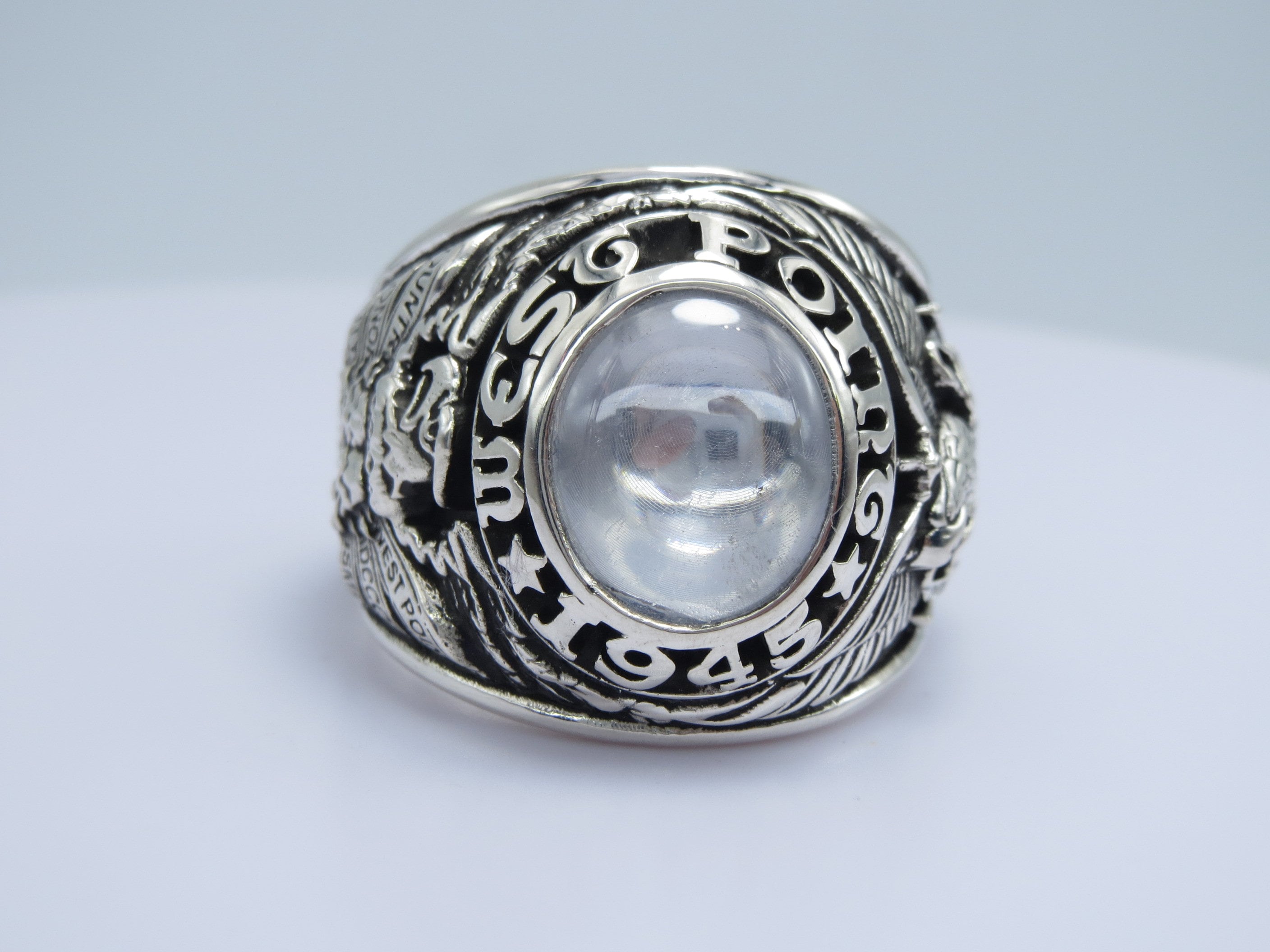 Personalized Ring , in USA , Silver 925 , RING , New , USMA , Military ...