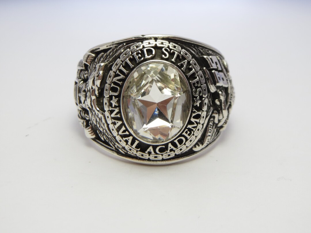 Personalized Ring / Silver 925 , New , 1985 , Usn Ring , Naval Ring ...