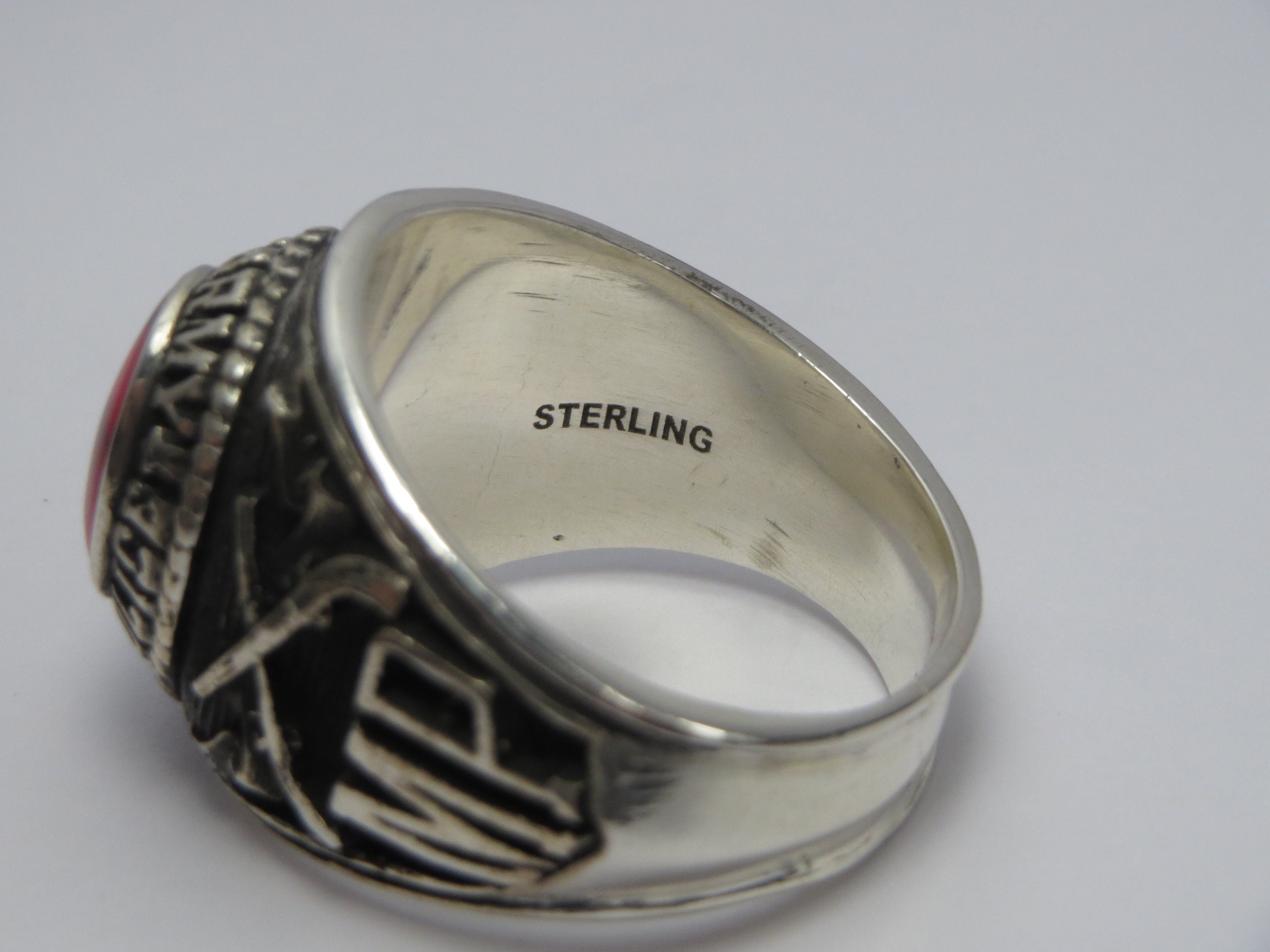 Personalized Ring Handcrafted Ring in USA US Army Mp - Etsy