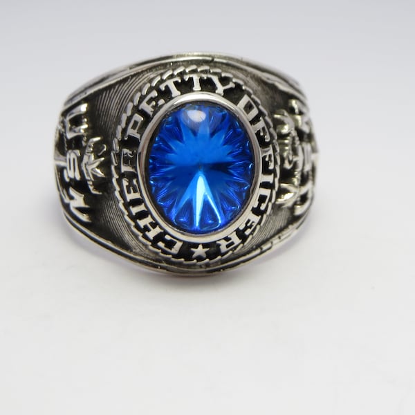 Navy Chief Petty Officer Ring - Etsy