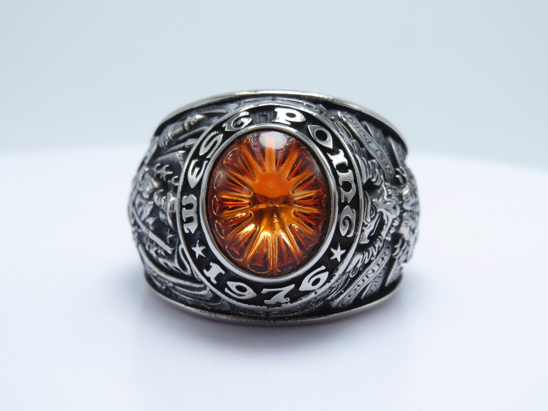 Personalized Ring , in USA , Silver 925 , RING , New , USMA , Military ...
