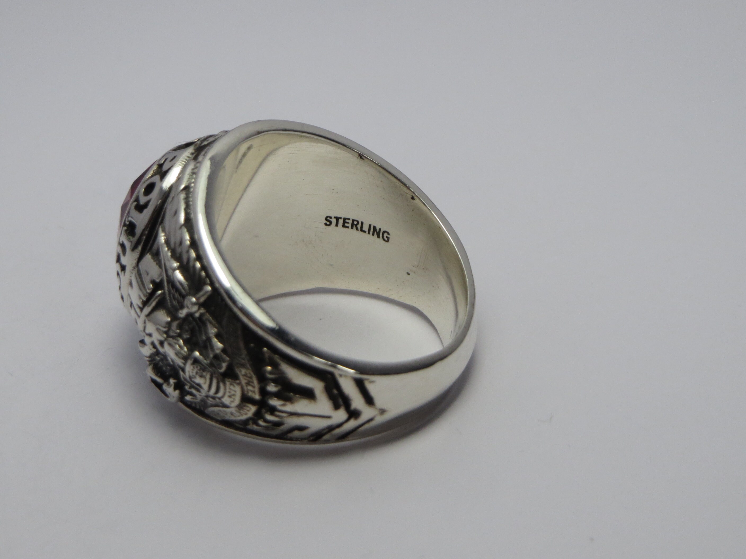 One Ring- Custommade Ring , in USA , Silver 925 RING , USMA , Military ...