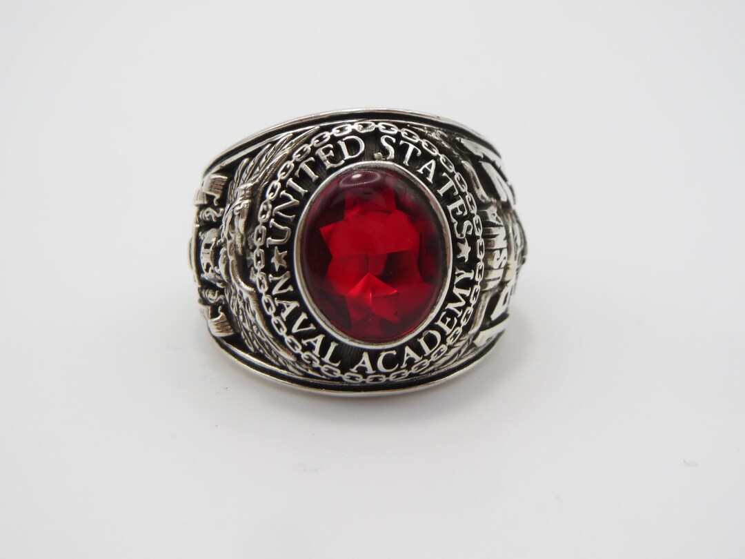 L217 , Solid Silver 925 Ring , Ring , Usna 1971 , US SIZE 10.5 . Great ...