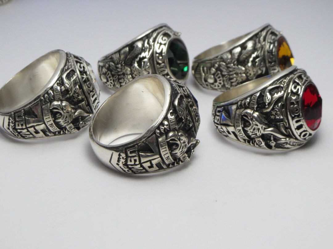 Personalized Ring , in USA , Silver 925 , RING , New , USMA , Military ...