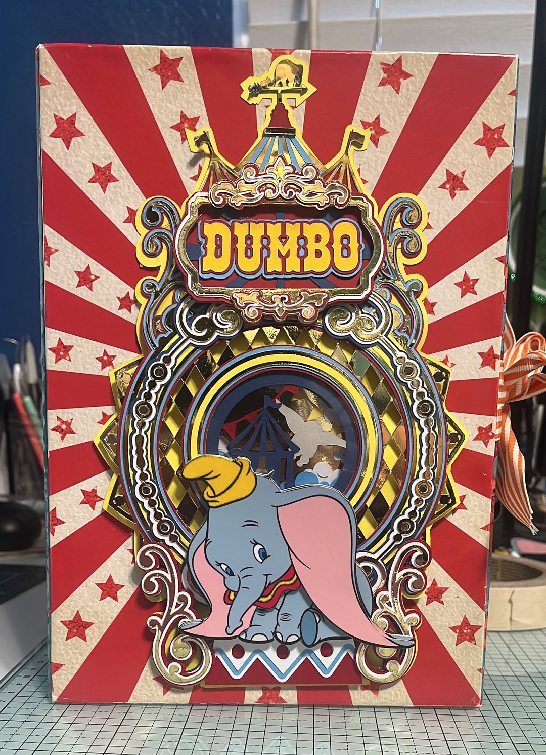 Circus Scrapbook Album Tutorial - Etsy