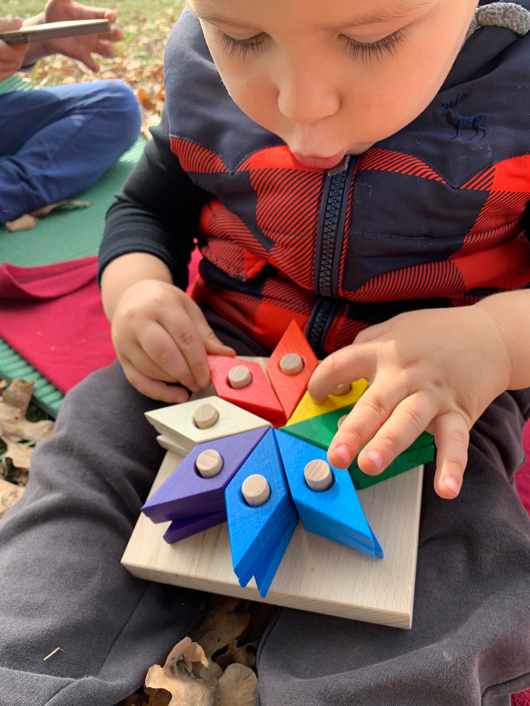 Rainbow Color Sorter Toy Motor Skills Toy | Etsy