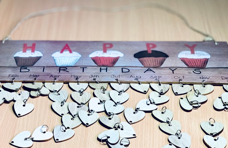 Birthday Family Calendar Birthday Board | Etsy