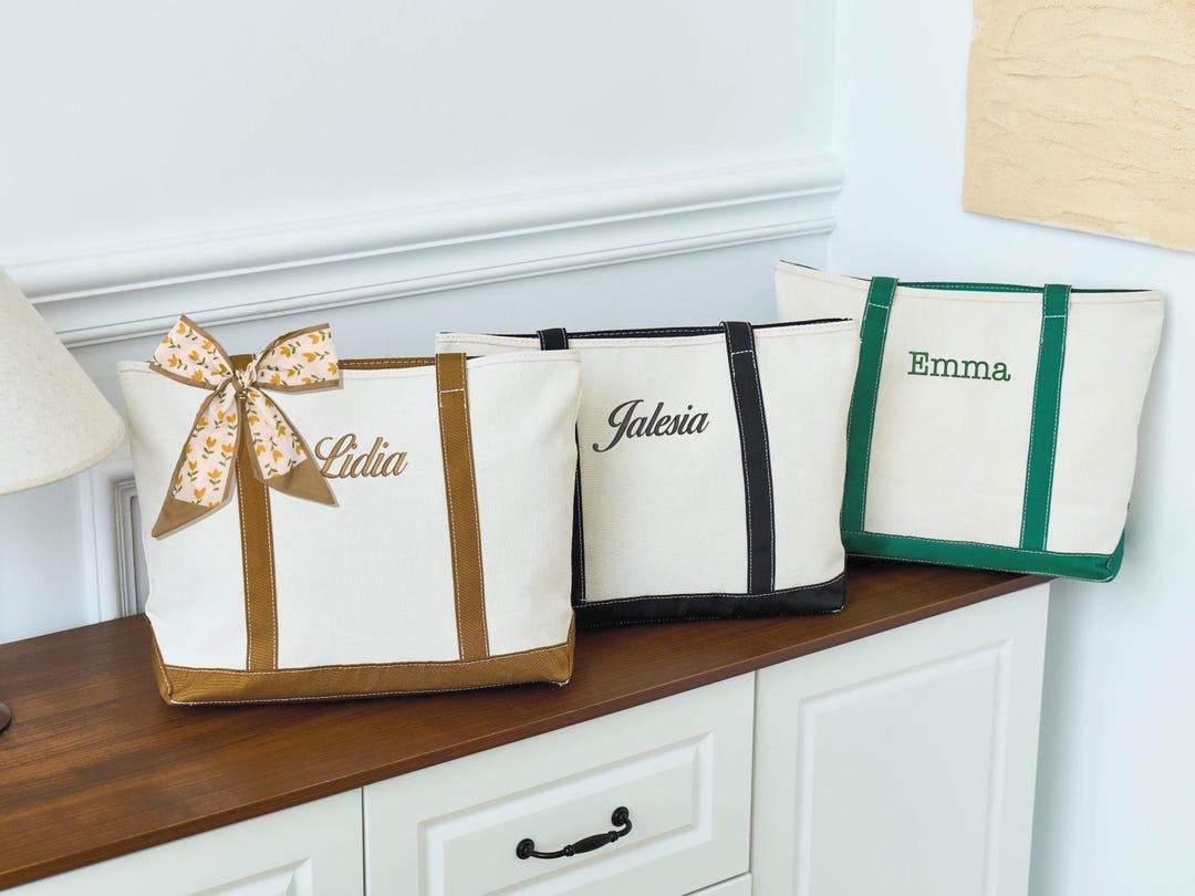 Custom Tote Bag With Free Ribbons,personalised Canvas Tote Bag for ...