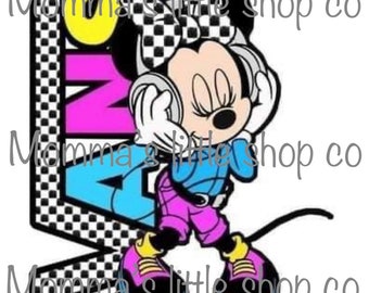 Mini Mouse Sublimation | Etsy