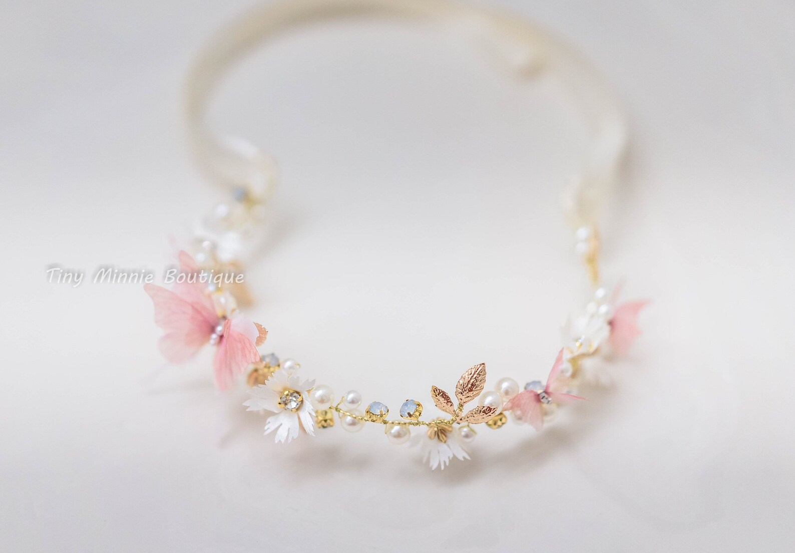 Butterfly Crown Headband Baby Butterfly Garden Crown Gold - Etsy