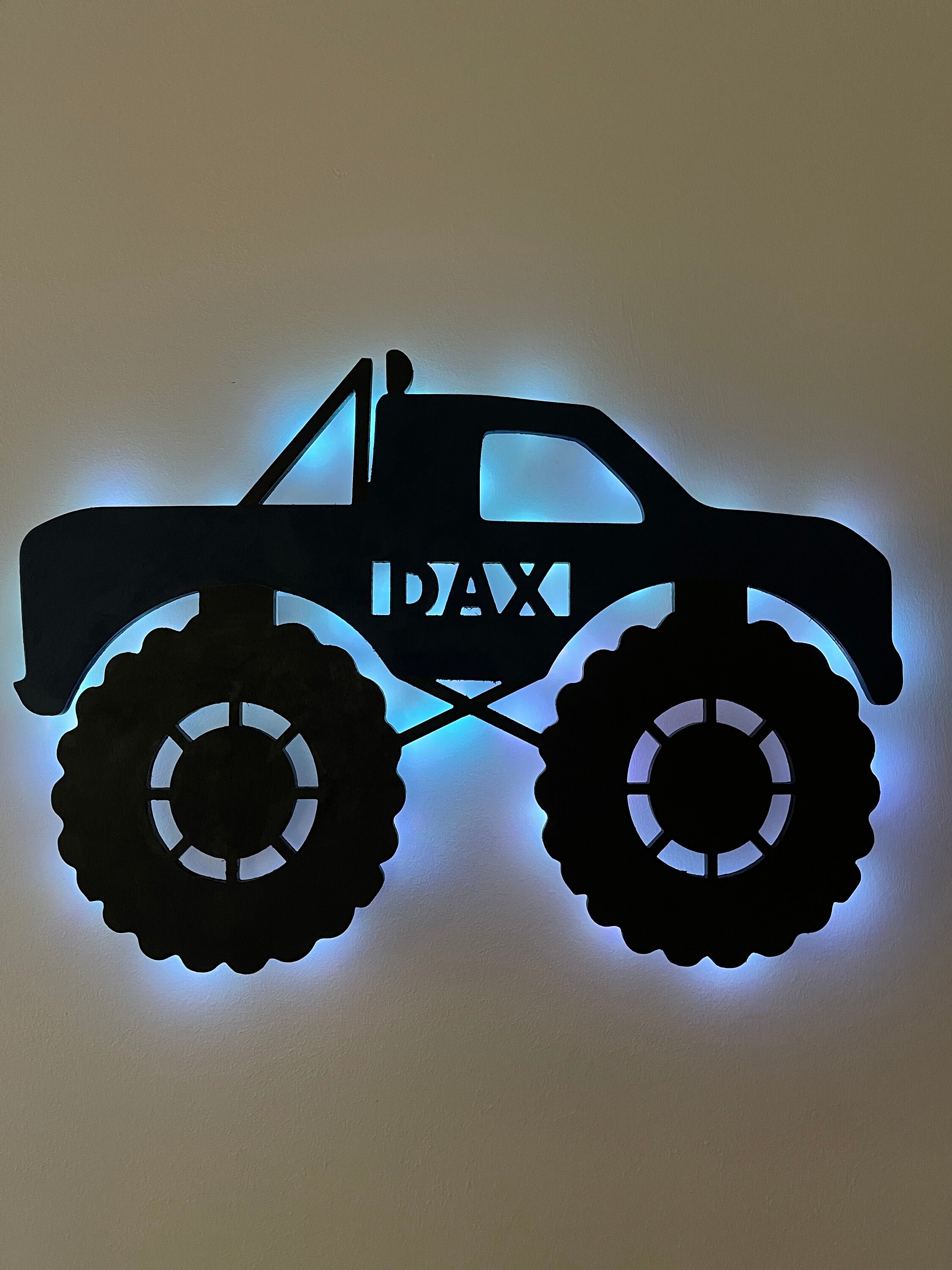 Personalized Monster Truck With Lights or With Out - Etsy