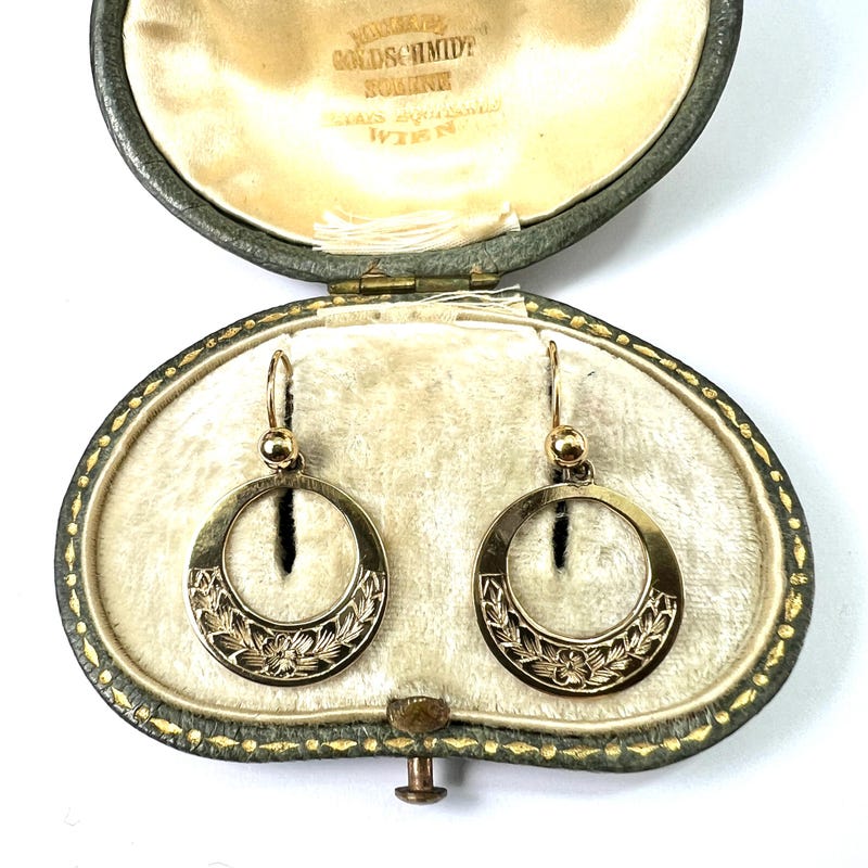 9ct Gold Small Disc - Etsy