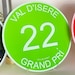 Personalised Family Ski Piste Marker: Custom Acrylic Skier Decor, Man ...