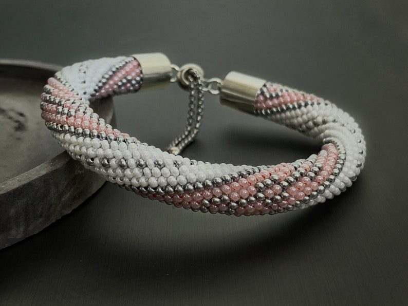 Bead Crochet Pattern, PDF File Bracelet, Bead Crochet Print Rope, DIY ...