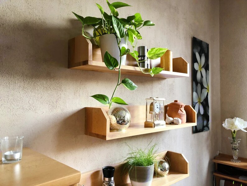 Handcrafted Solid Wood Shelf - Etsy