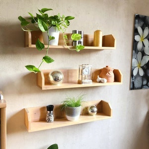 Handcrafted Solid Wood Shelf - Etsy