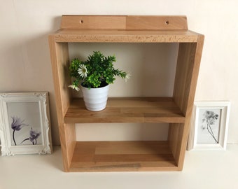 Handcrafted Solid Wood Shelf | Etsy