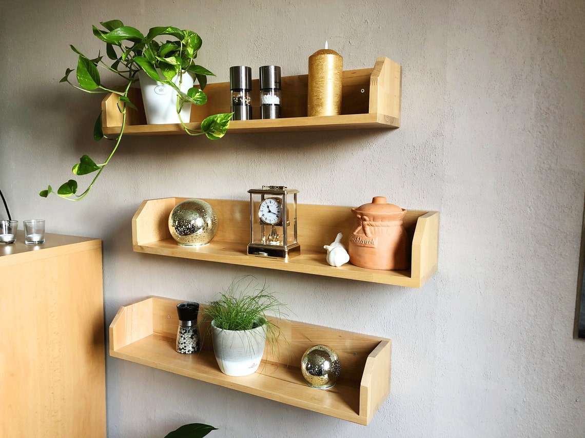 Handcrafted Solid Wood Shelf - Etsy