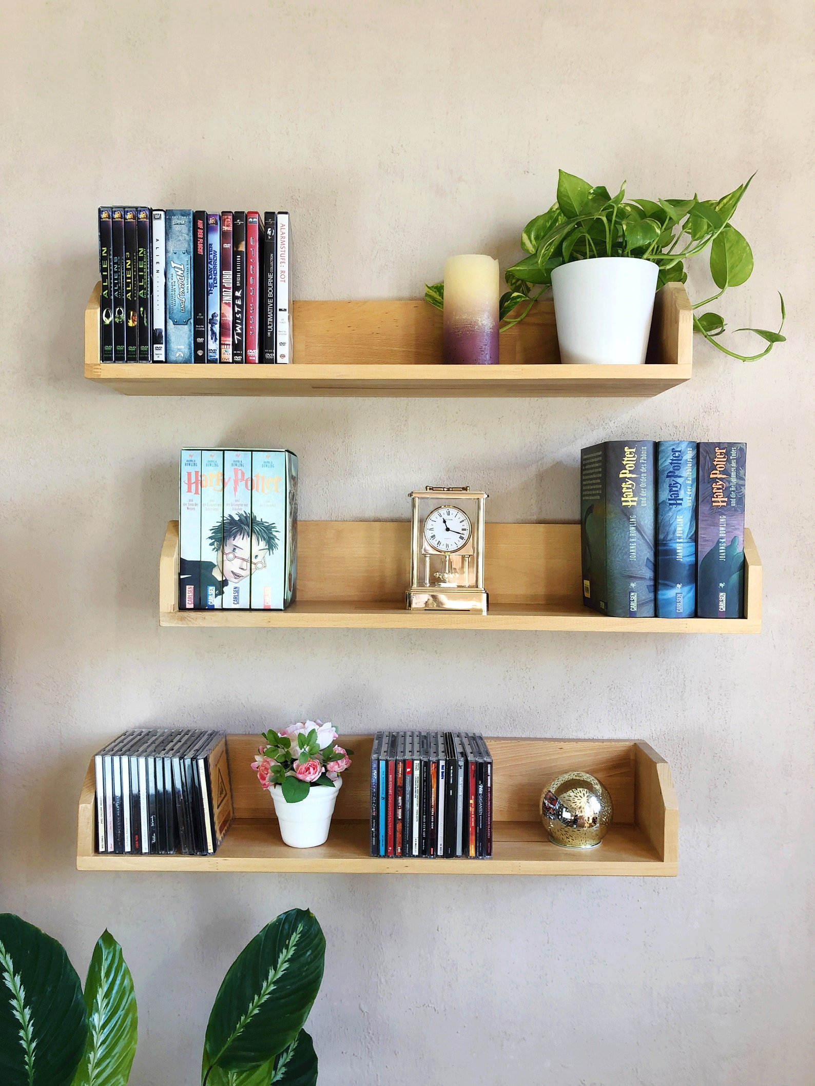 Handcrafted Solid Wood Shelf - Etsy