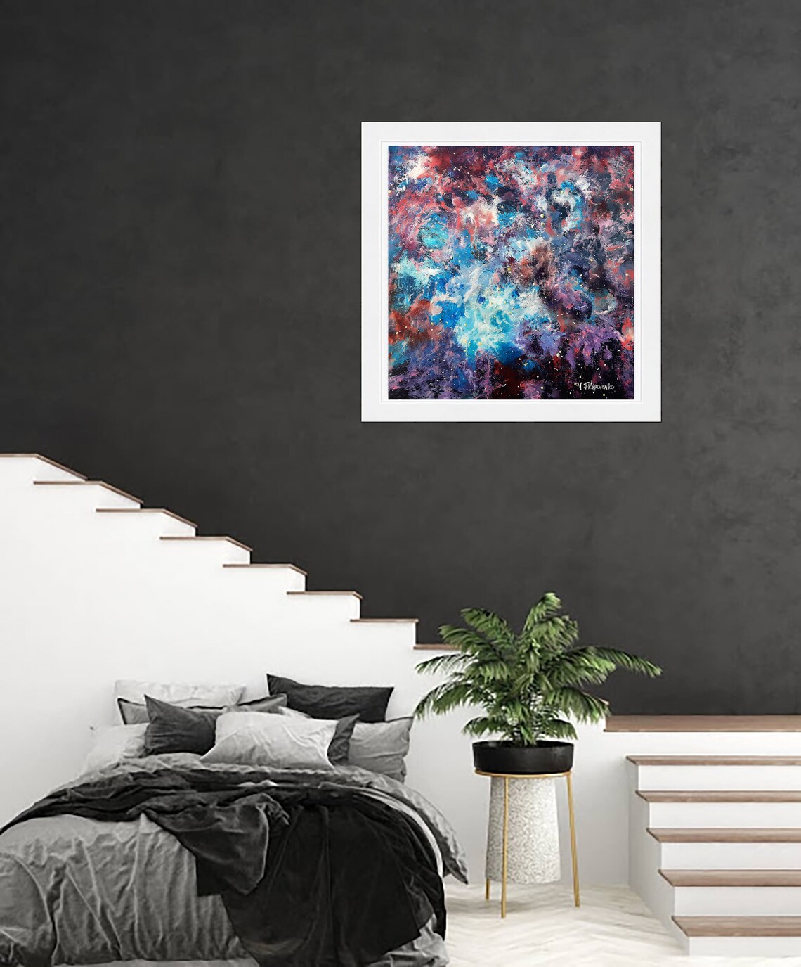 Universe Abstract Painting Original Oil Artwork 16 by - Etsy