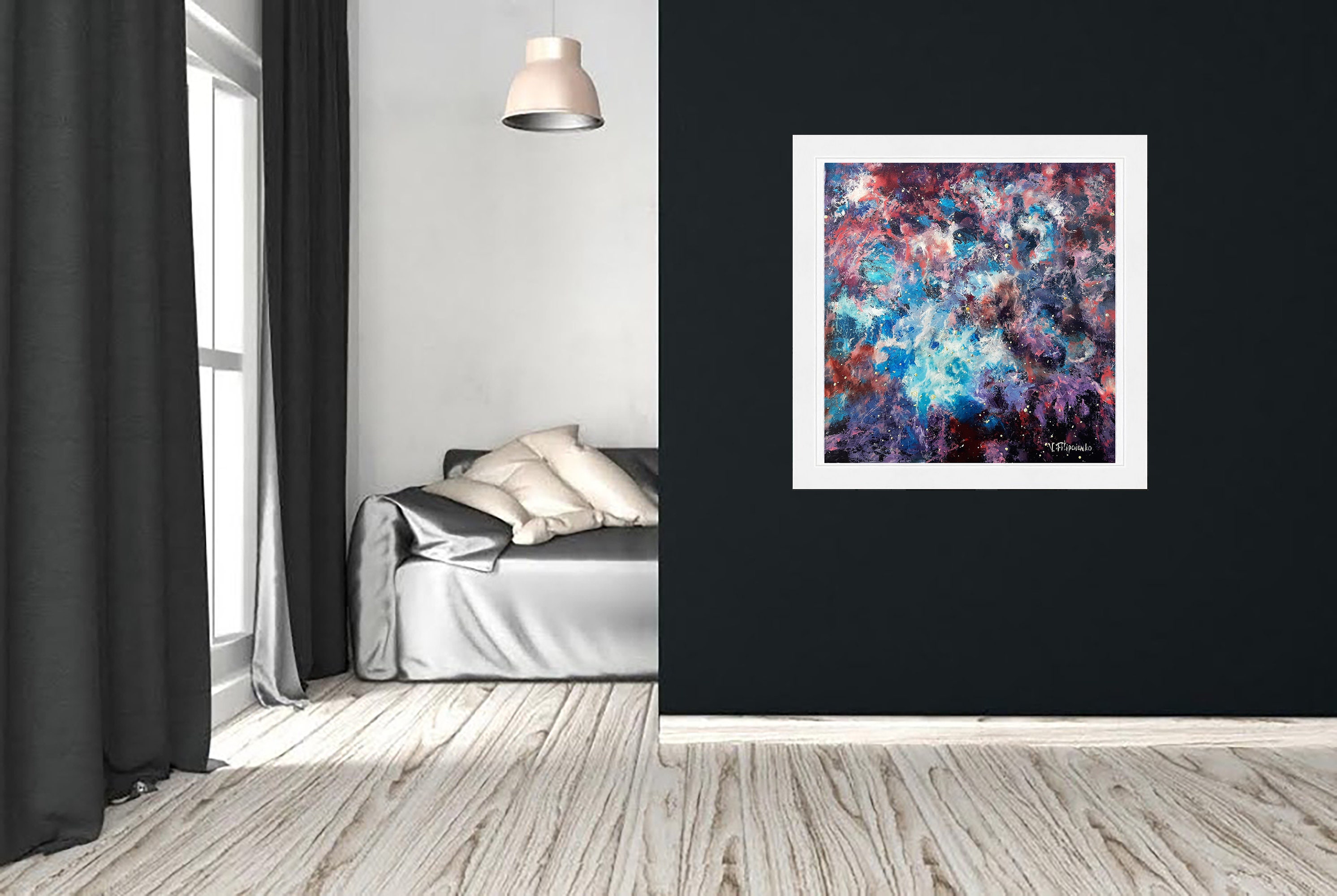 Universe Abstract Painting Original Oil Artwork 16 by - Etsy