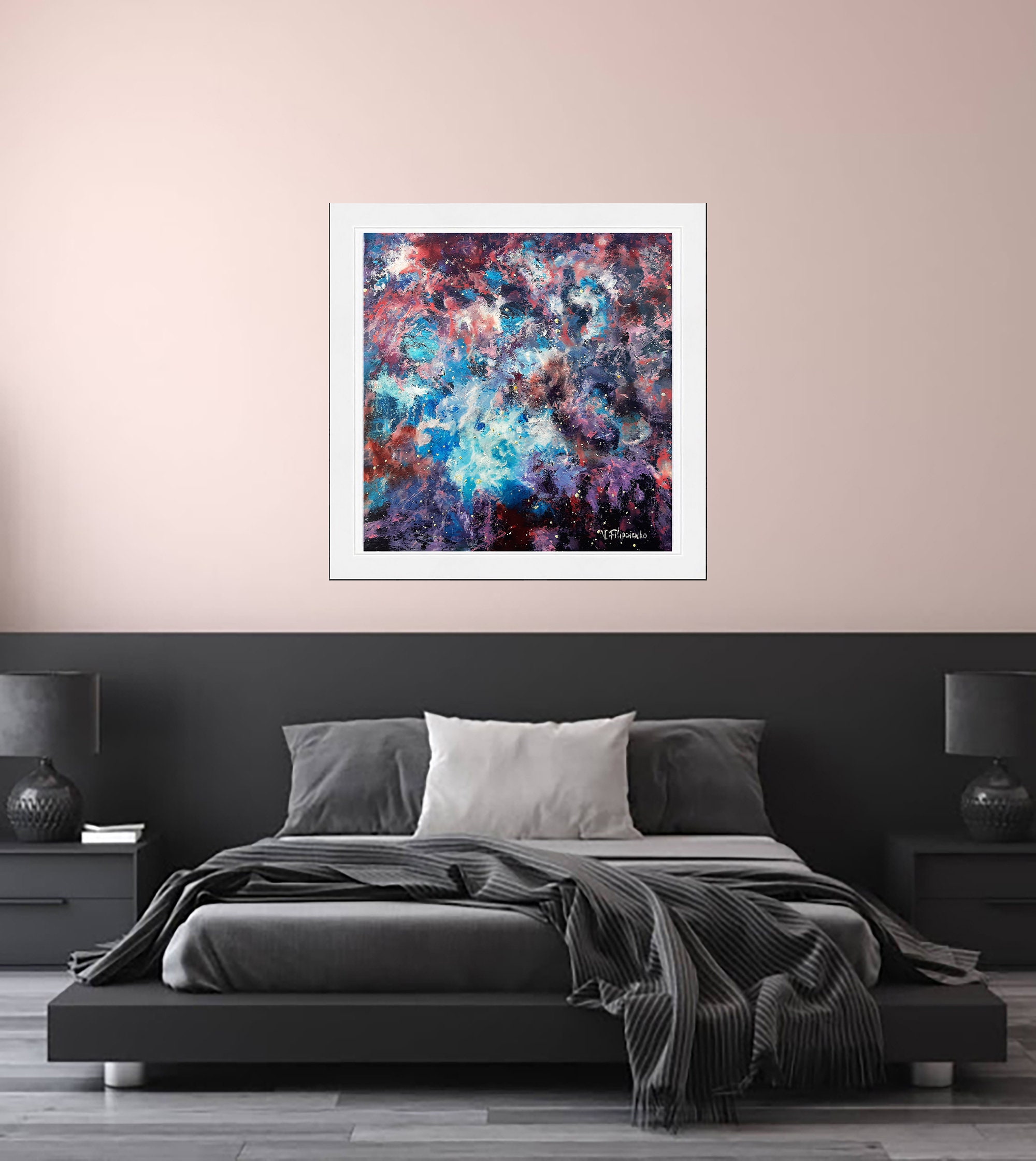 Universe Abstract Painting Original Oil Artwork 16 by - Etsy