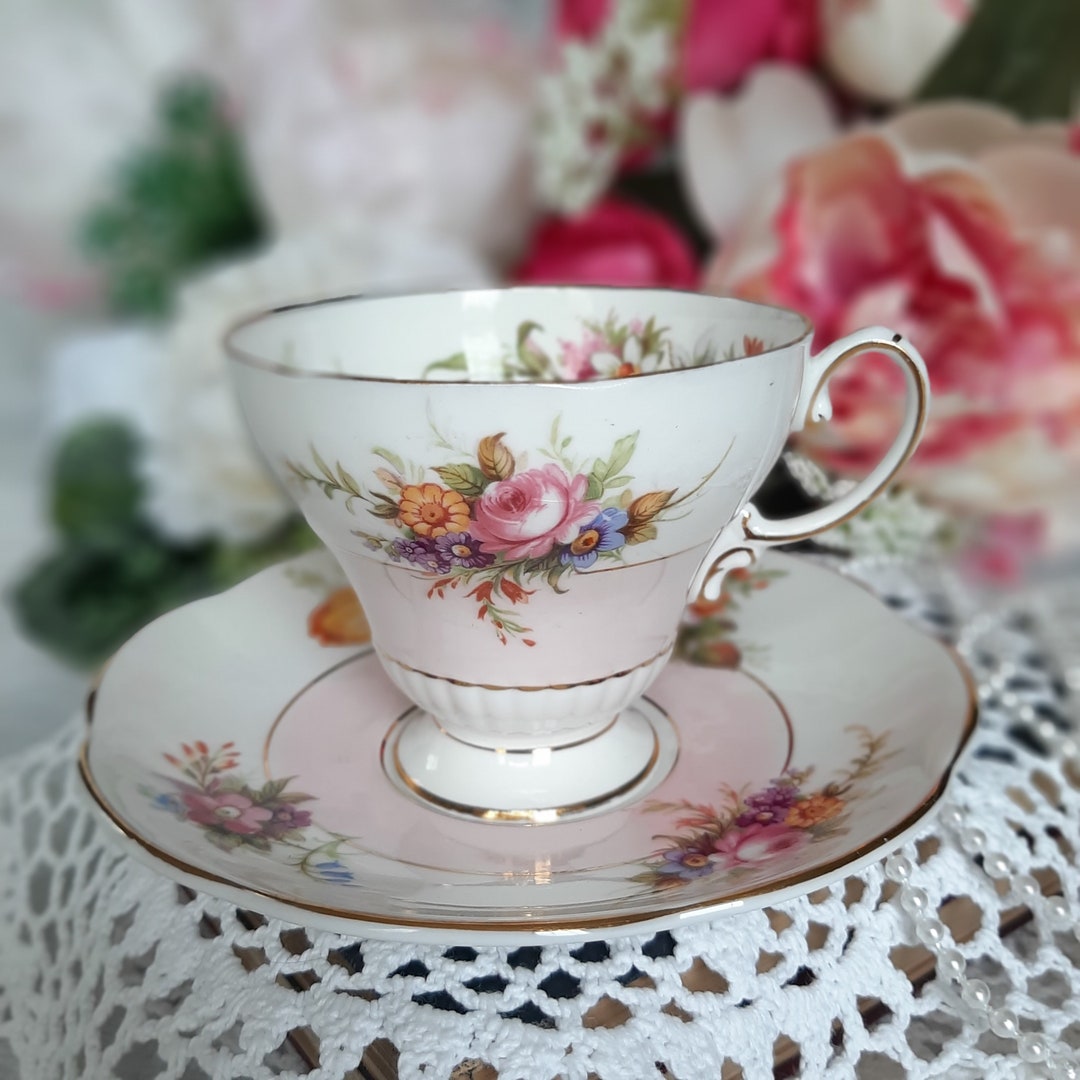 Foley Cup and Saucer, Vintage Afternoon Tea Party, Garden Party Favors ...