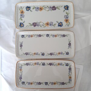 Gloria Porcelain Rectangular Tray, Choose 1 of 3, Vintage Afternoon Tea ...