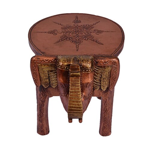 Wooden Elephant Stool Side Table End Table Footstool - Etsy