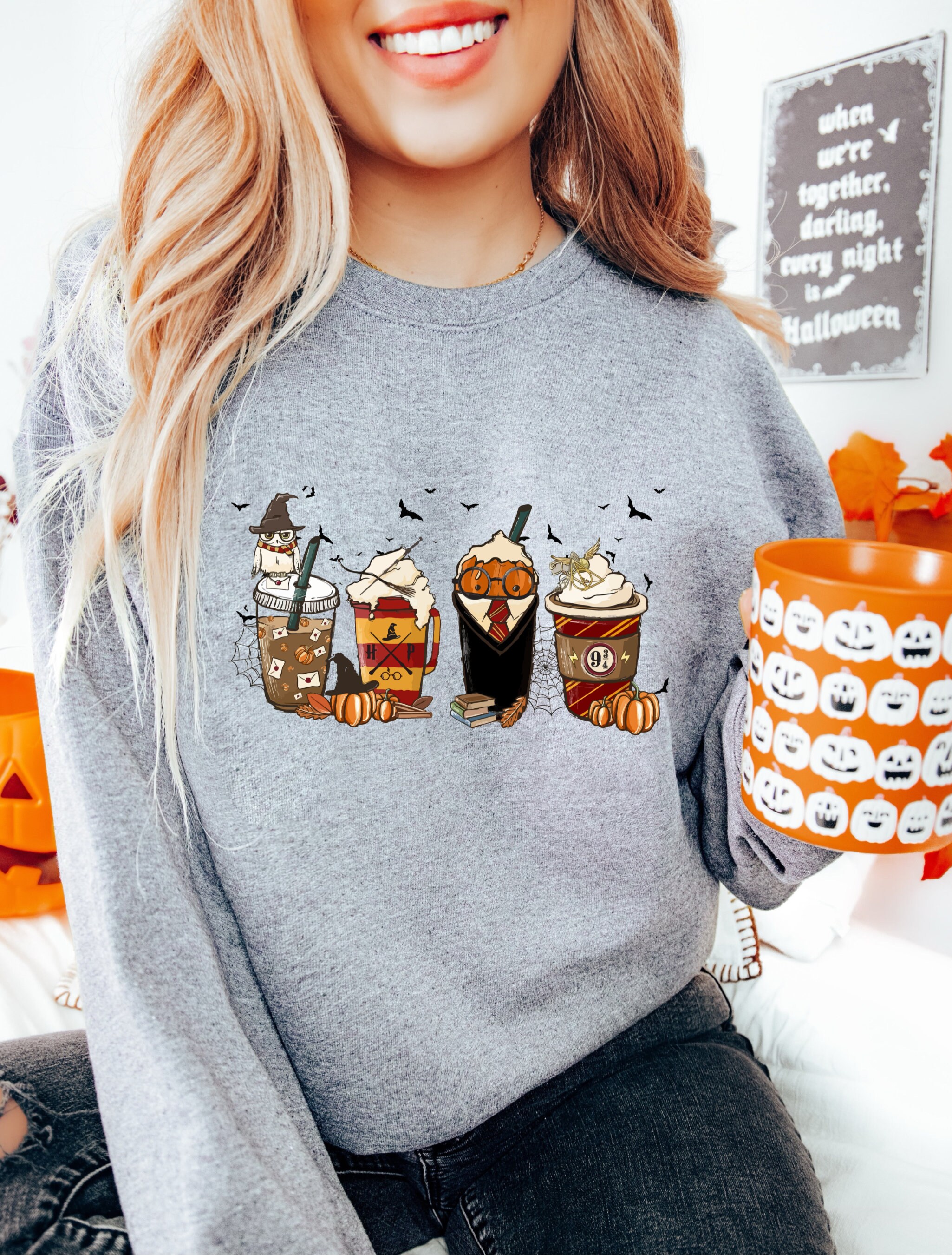 Wizard School Coffee Cup Shirt, Tik Tok Shirt, Fall Shirt - Etsy