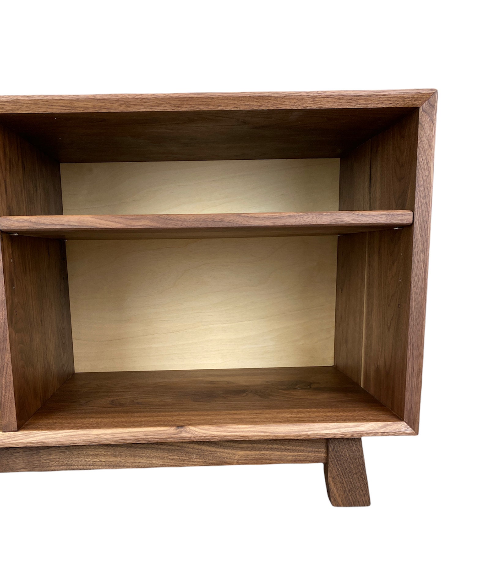 Walnut Record Player Stand and Record Storage - Etsy