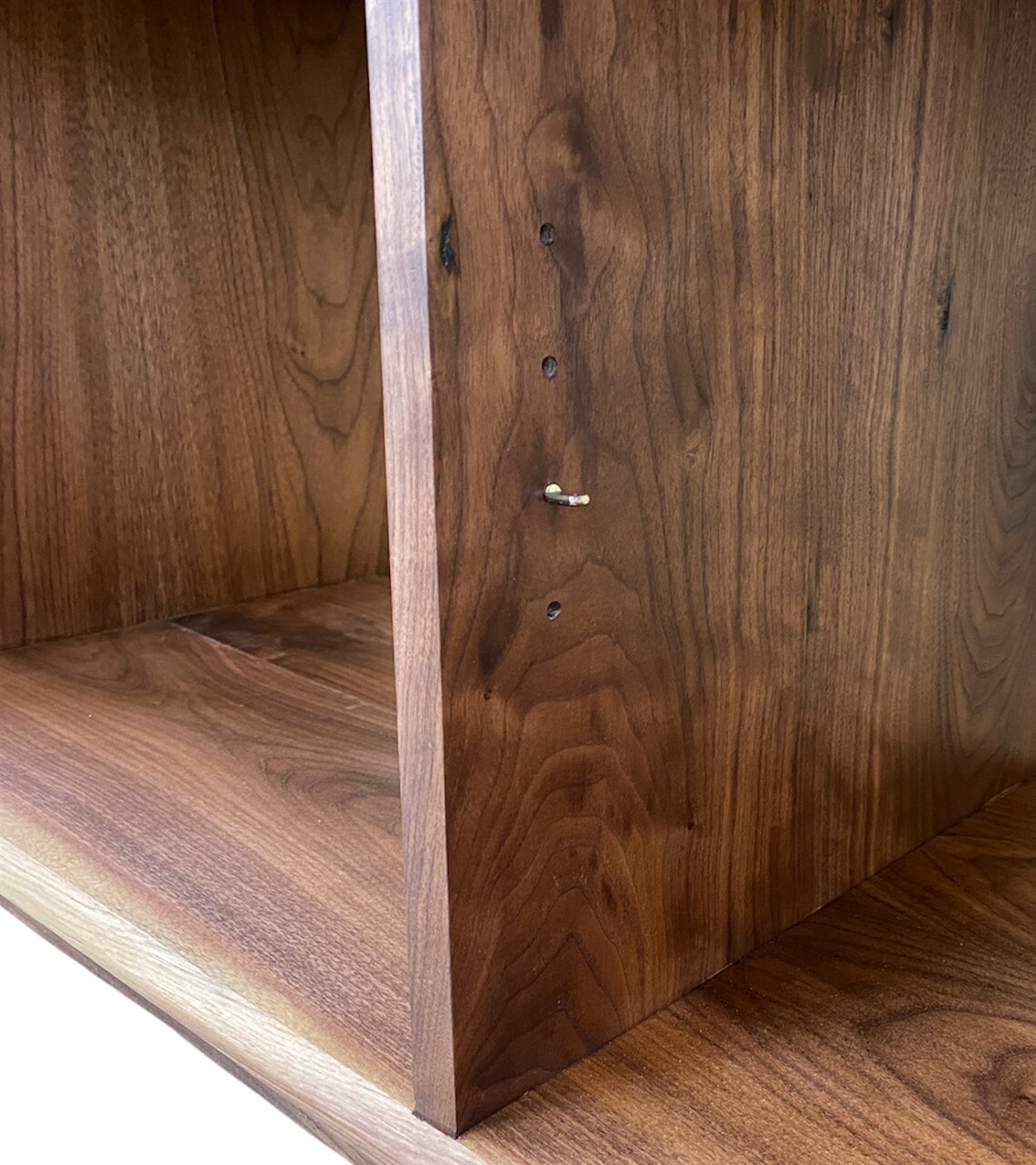 Walnut Record Player Stand and Record Storage - Etsy