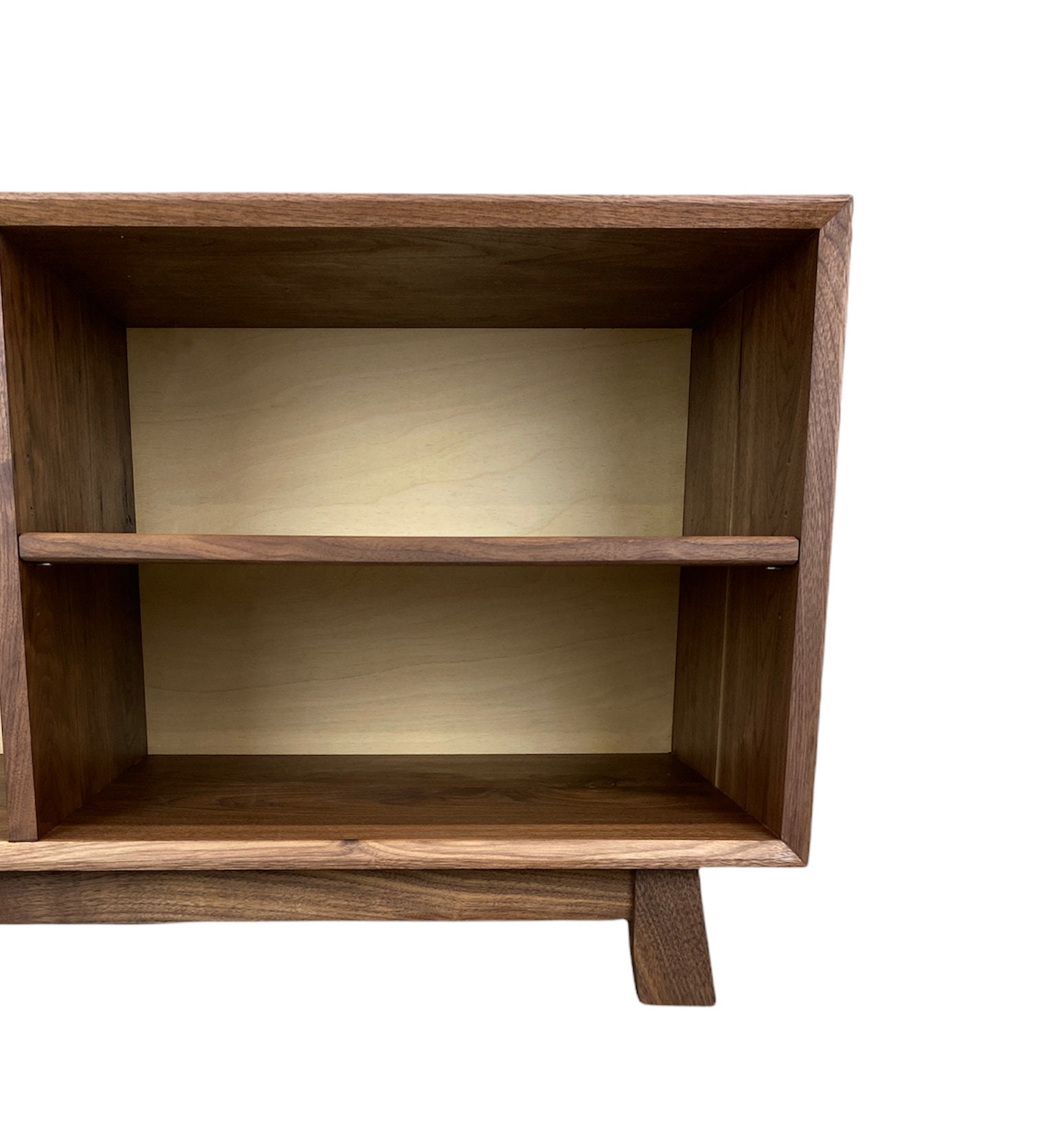 Walnut Record Player Stand and Record Storage - Etsy