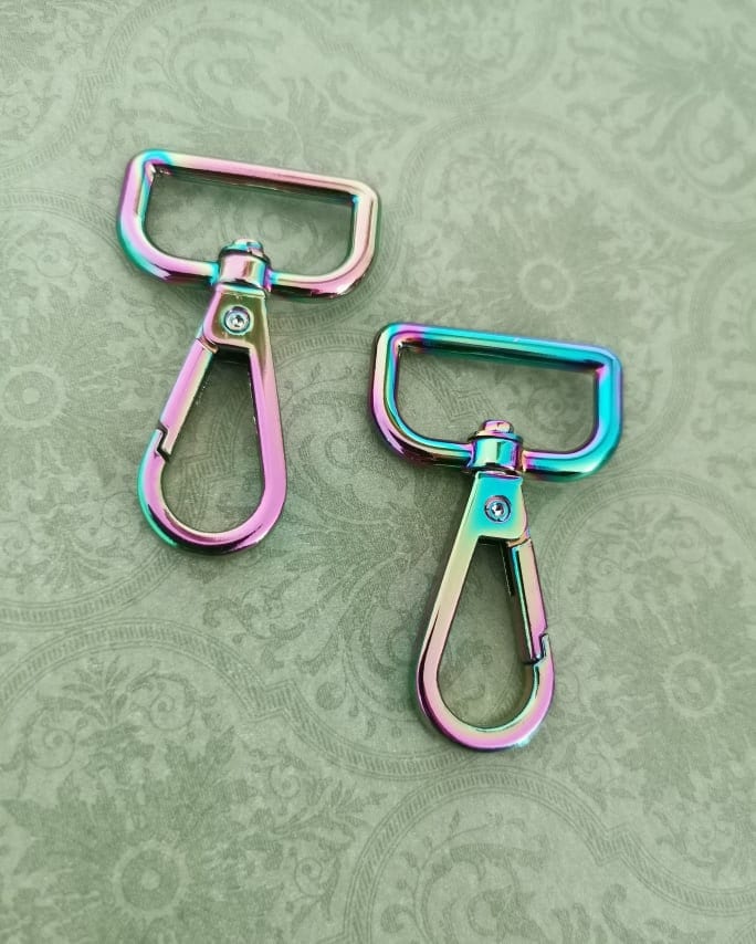 25mm Rainbow Swivel Snap Hooks 1 Inch Iridescent Swivel Hook - Etsy