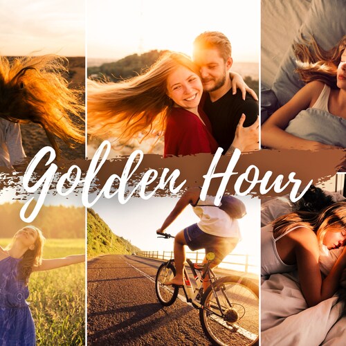 10 GOLDEN HOUR Lightroom Mobile and Desktop Preset Filters | Etsy