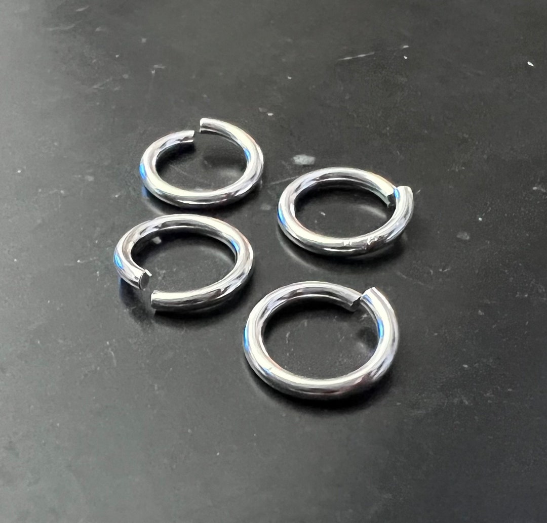 925 Silver Jump Rings, Open, Various Sizes, 5 Mm, 6 Mm, 7 Mm - Etsy