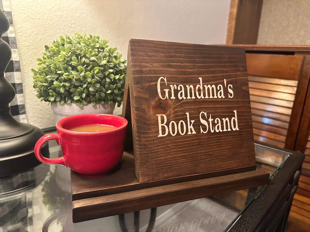 Custom Book Stand - Etsy