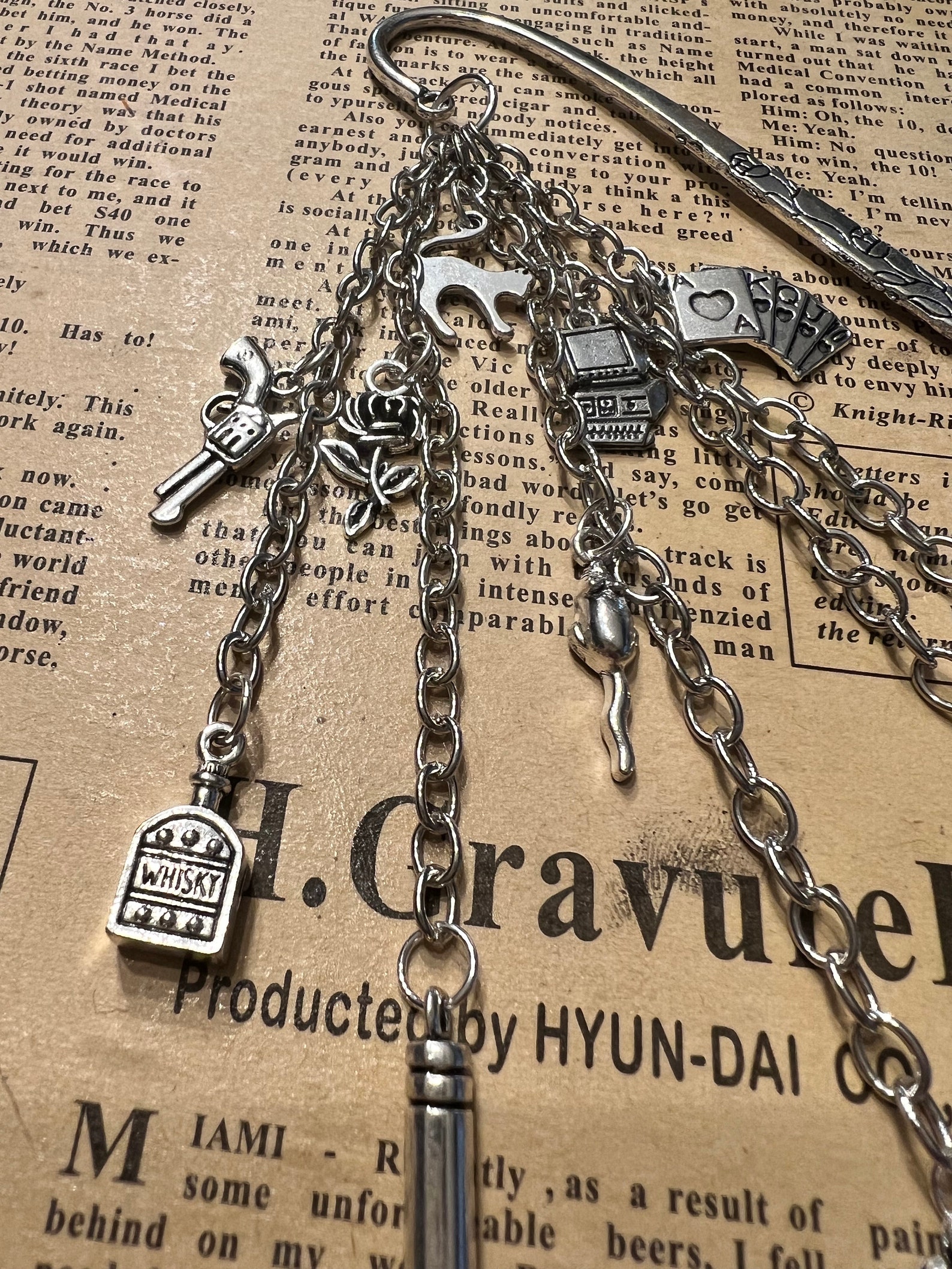 Haunting/hunting Adeline Inspired Metal Bookmark - Etsy