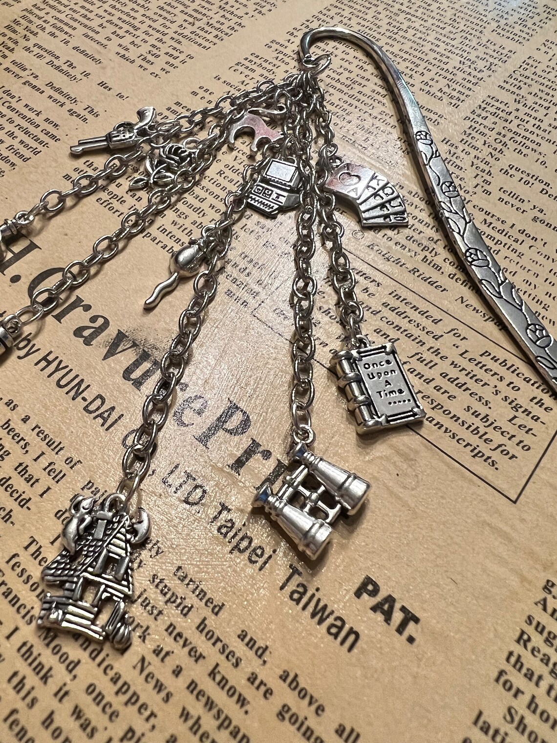 Haunting/hunting Adeline Inspired Metal Bookmark - Etsy