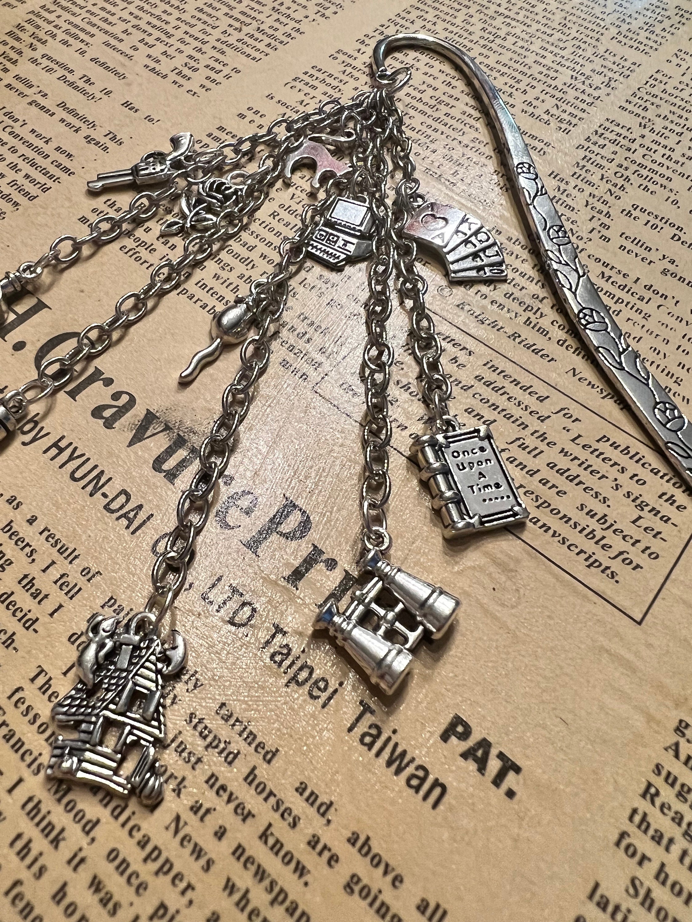 Haunting/hunting Adeline Inspired Metal Bookmark - Etsy