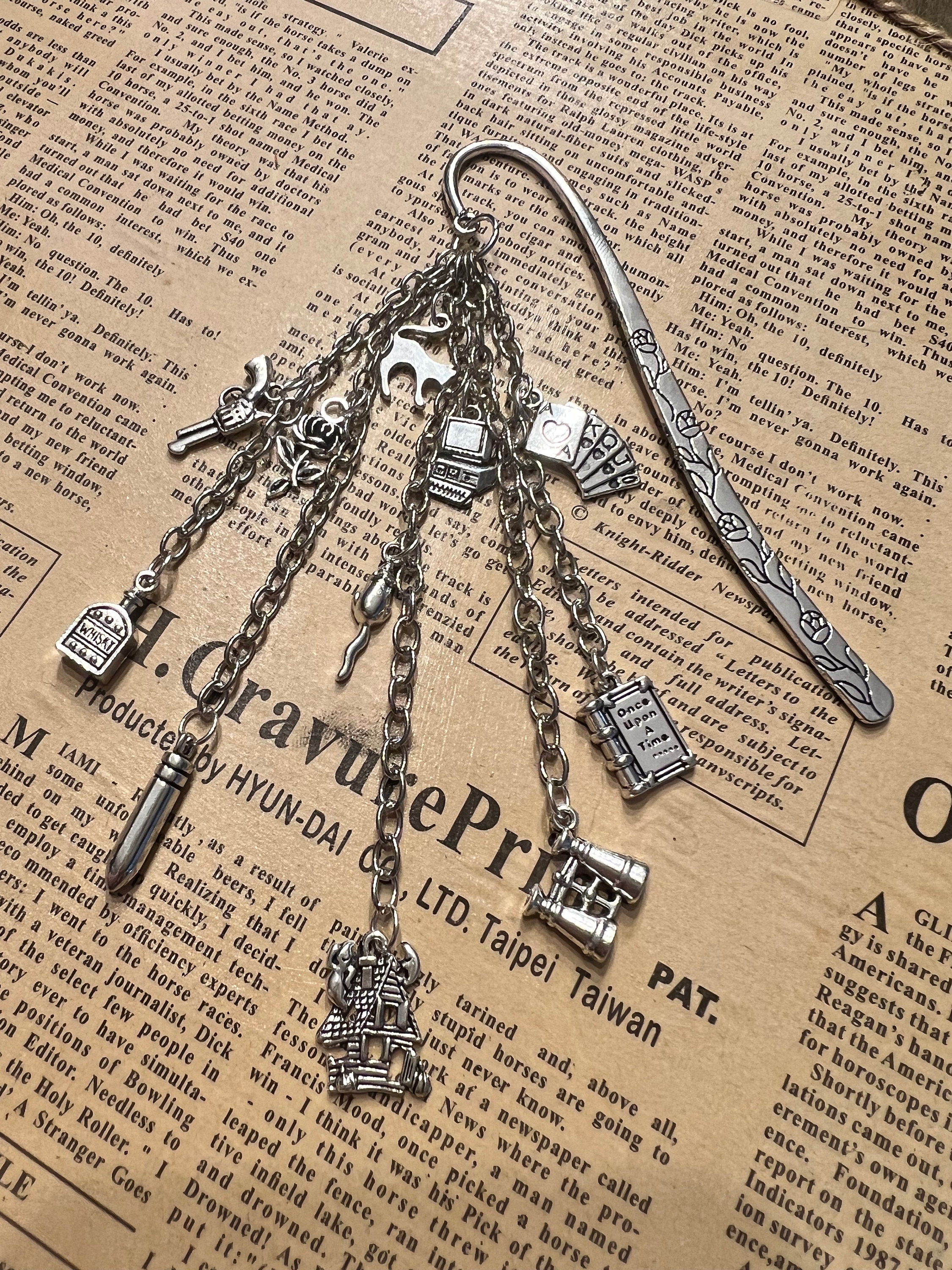 Haunting/hunting Adeline Inspired Metal Bookmark - Etsy