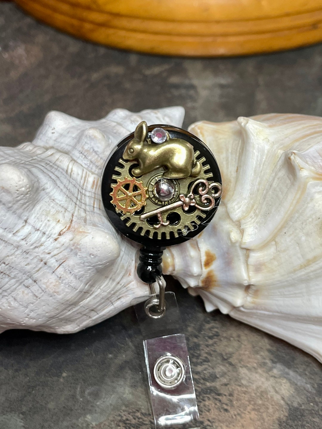 Rabbit Reel ID Clip, Badge Holder, Retractable Pull, Nurse Week Gift ...