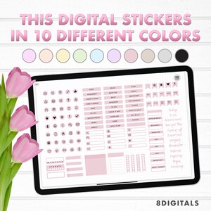 Digital Stickers, Digital Stickers Goodnotes, Digital Planner Stickers ...