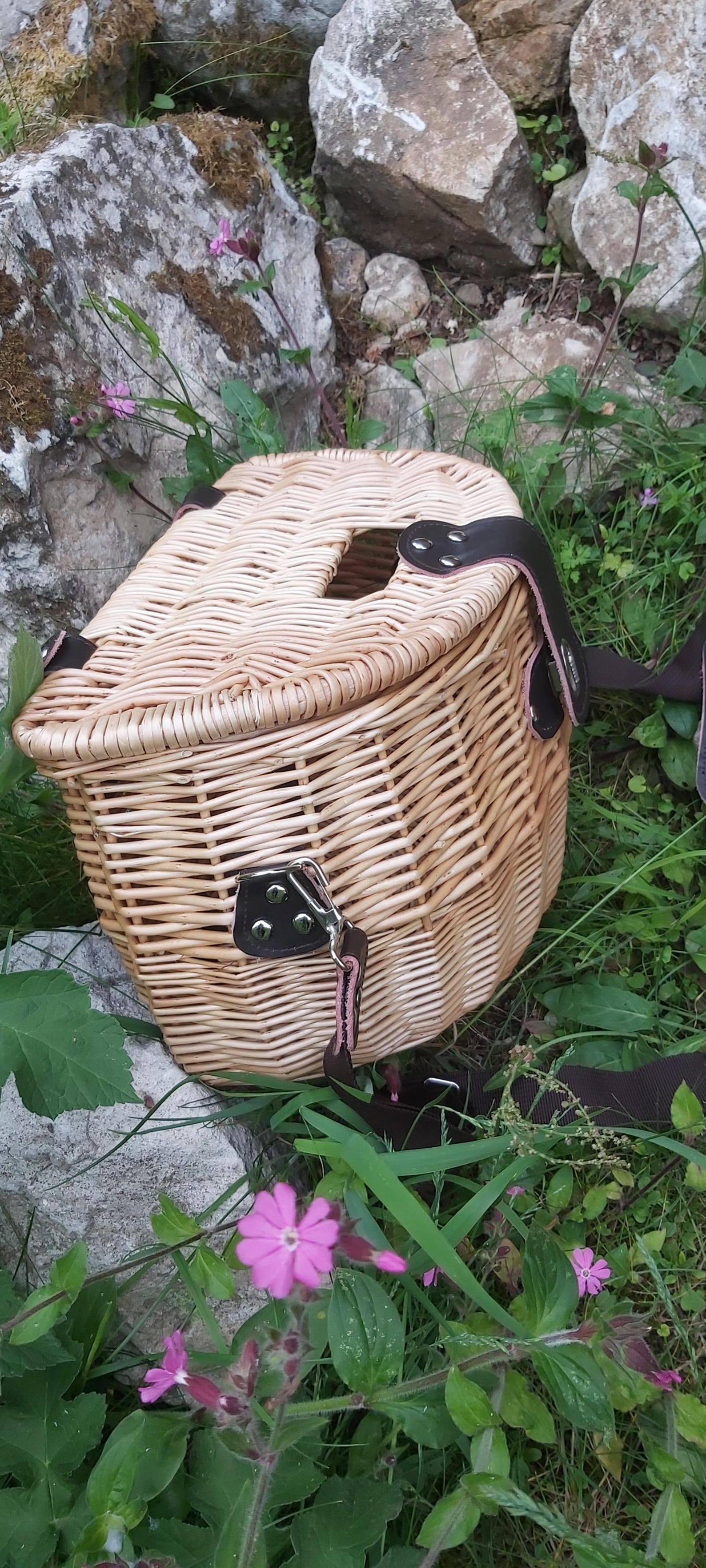All Day Forager Backpack Style Personalisable Natural Willow Basket ...