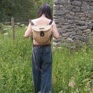 All Day Forager Backpack Style Personalisable Natural Willow Basket ...