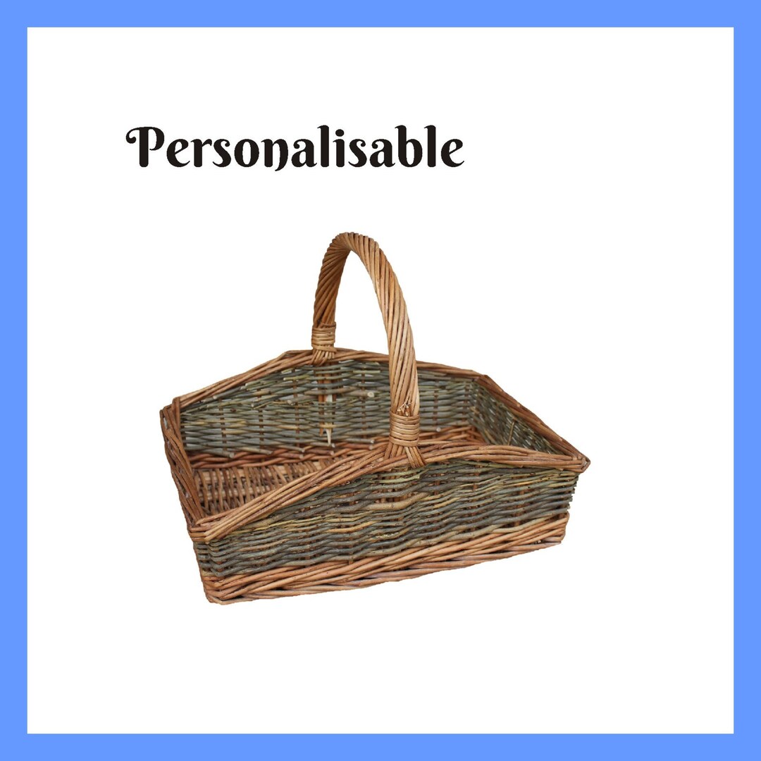 English Country Garden Gathering Basket, Garden Trug, Traditional ...