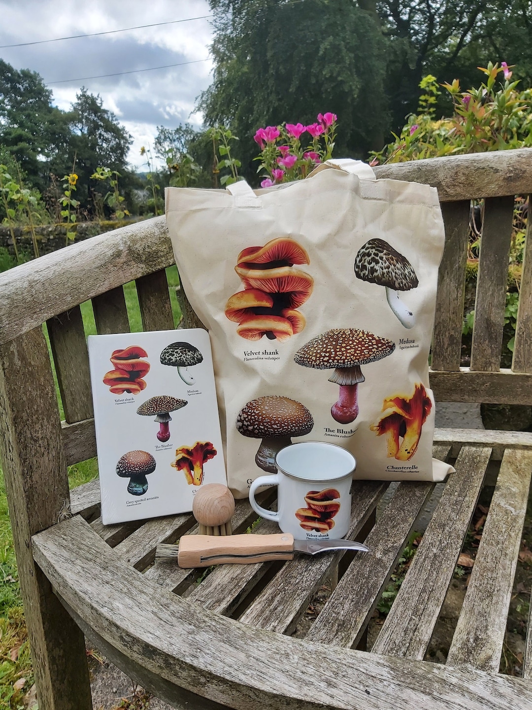 Grab and Go Mushroom Forager 5 Piece Set, Natural Mushroom Gathering ...