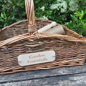 English Country Garden Gathering Basket, Garden Trug, Traditional ...