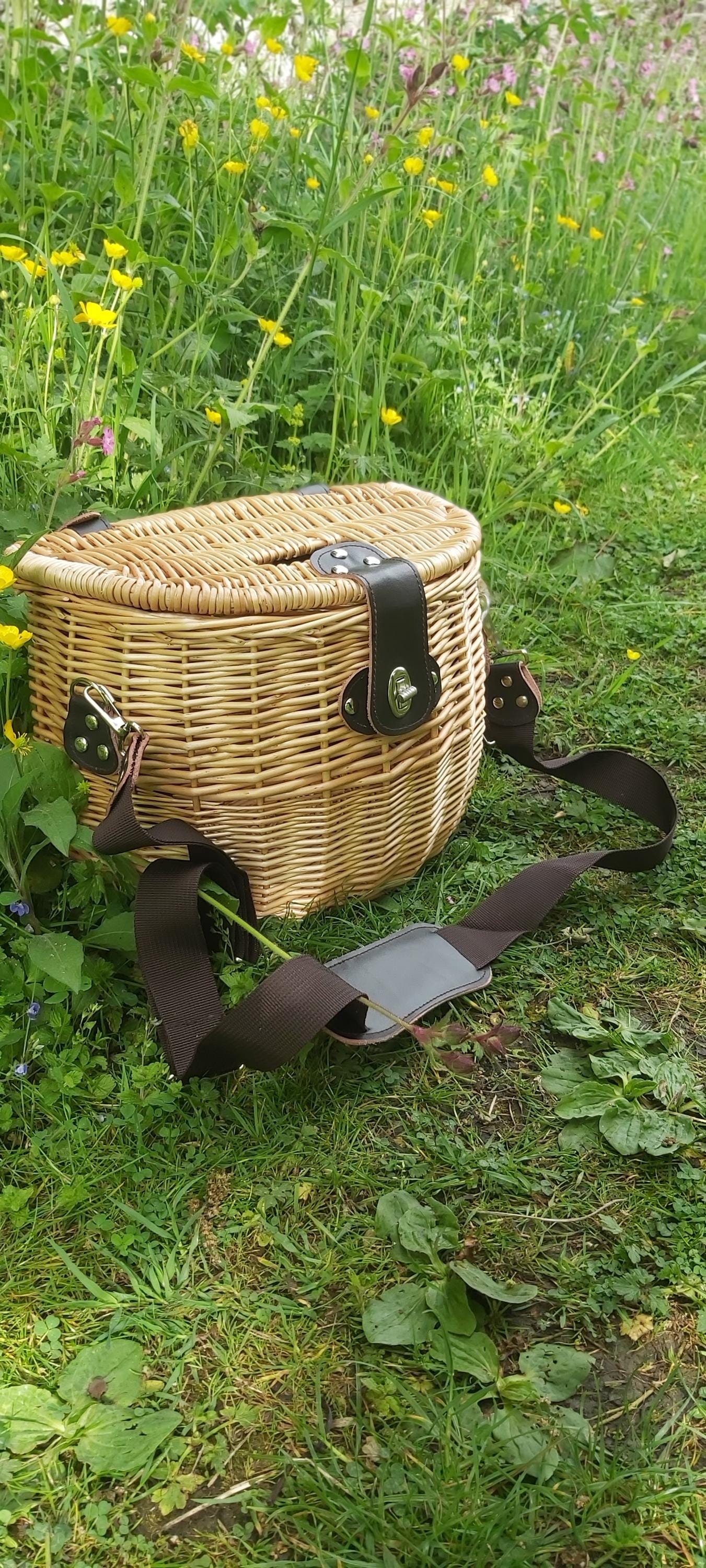 All Day Forager Backpack Style Personalisable Natural Willow Basket ...