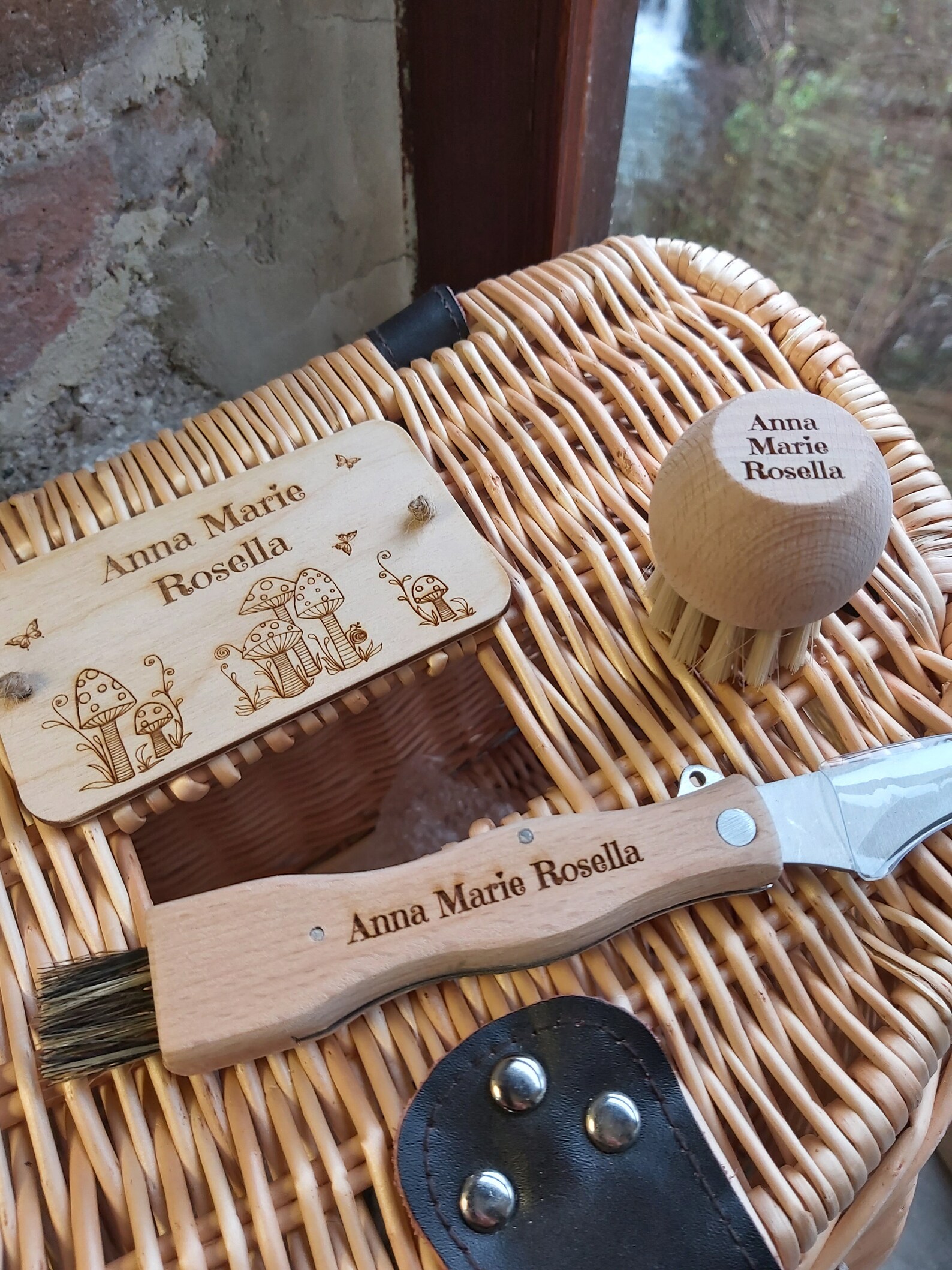 Mushroom Lover 4 Piece Gift Set, Extra Large Personalisable Mushroom ...